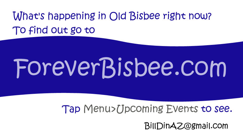 Shameless plugs – Forever Bisbee